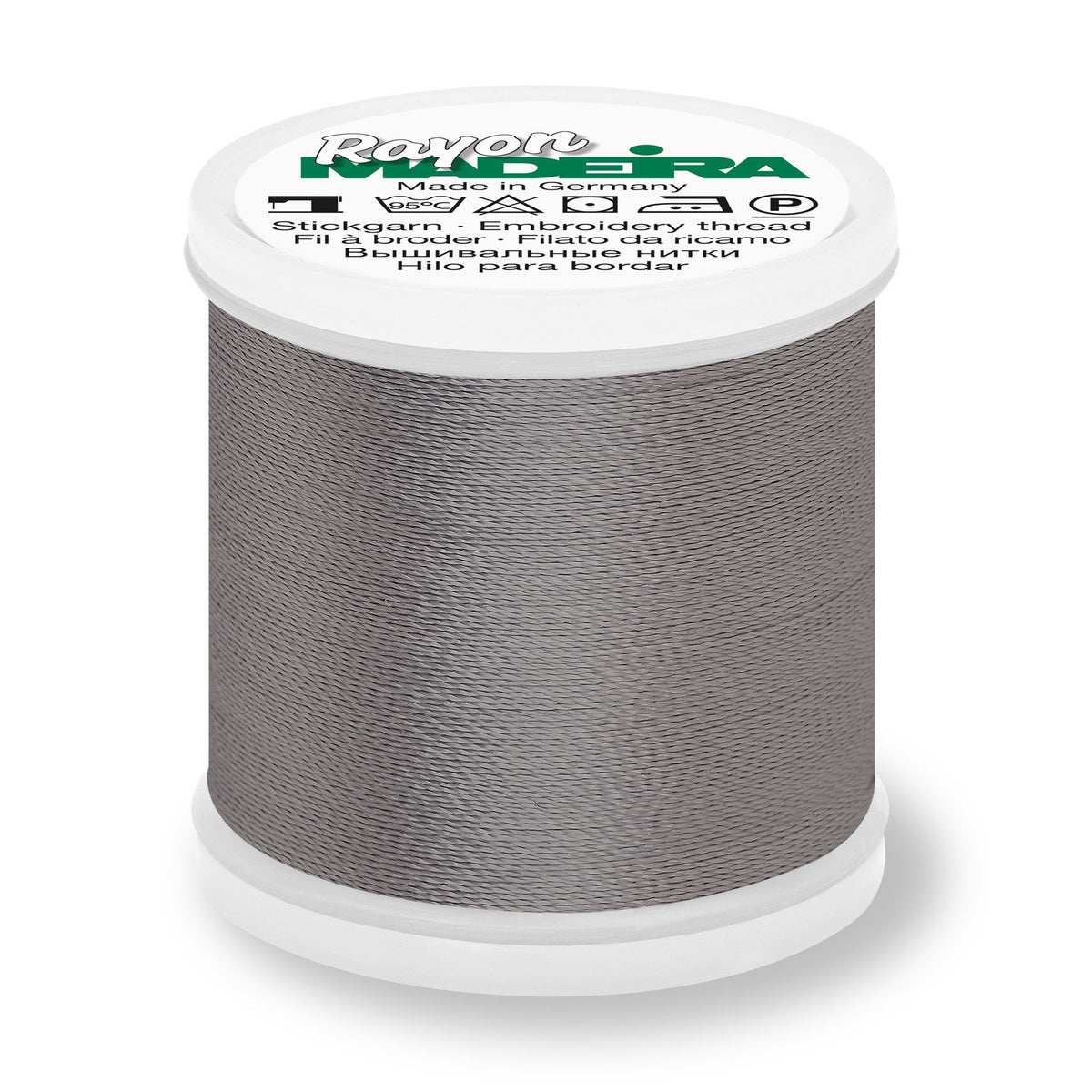 Madeira Rayon 40 Embroidery Thread 200m 1041 Grey — jaycotts.co.uk ...