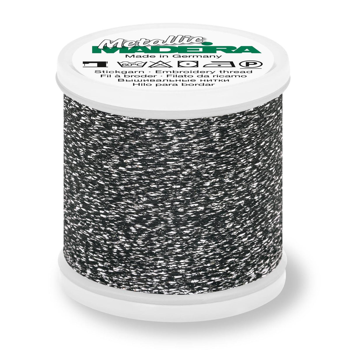 Madeira Textured Metallic Embroidery Thread, 200m Grey — jaycotts.co.uk ...