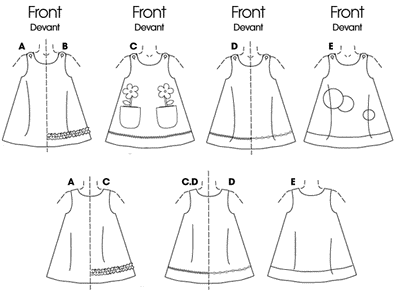 Butterick Pattern: B3772 Toddler's & Children's Dress — jaycotts.co.uk ...
