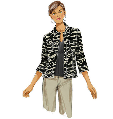 Butterick Pattern: B5616 Misses' Jacket — jaycotts.co.uk - Sewing Supplies