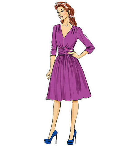 Butterick Pattern: B5850 Misses' Dress | Easy — jaycotts.co.uk - Sewing ...