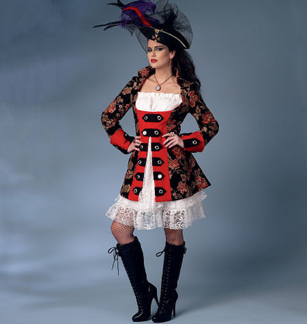 Butterick 6114 Women's Pirate Costume Pattern — jaycotts.co.uk - Sewing ...