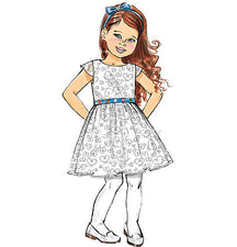 Butterick Pattern: B6201 Children's/Girls' Dress — jaycotts.co.uk ...