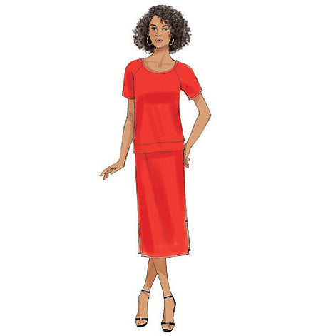 Butterick Pattern: B6207 Misses' Top, Dress & Skirt — jaycotts.co.uk ...