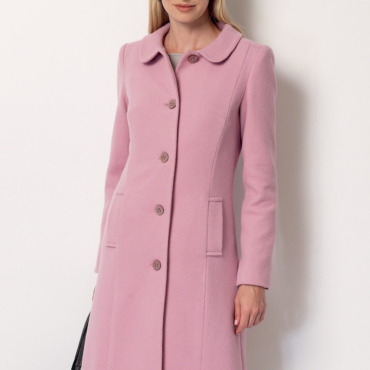 Butterick 6385 Misses' Funnel-Neck, Peter Pan or Pointed Collar Coats ...
