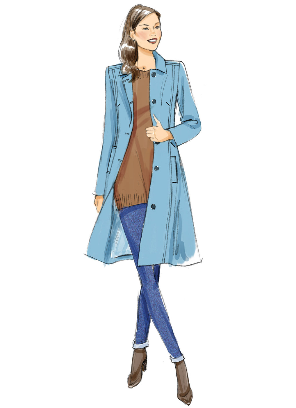 Butterick 6385 sewing pattern Ladies' Coats — jaycotts.co.uk - Sewing ...