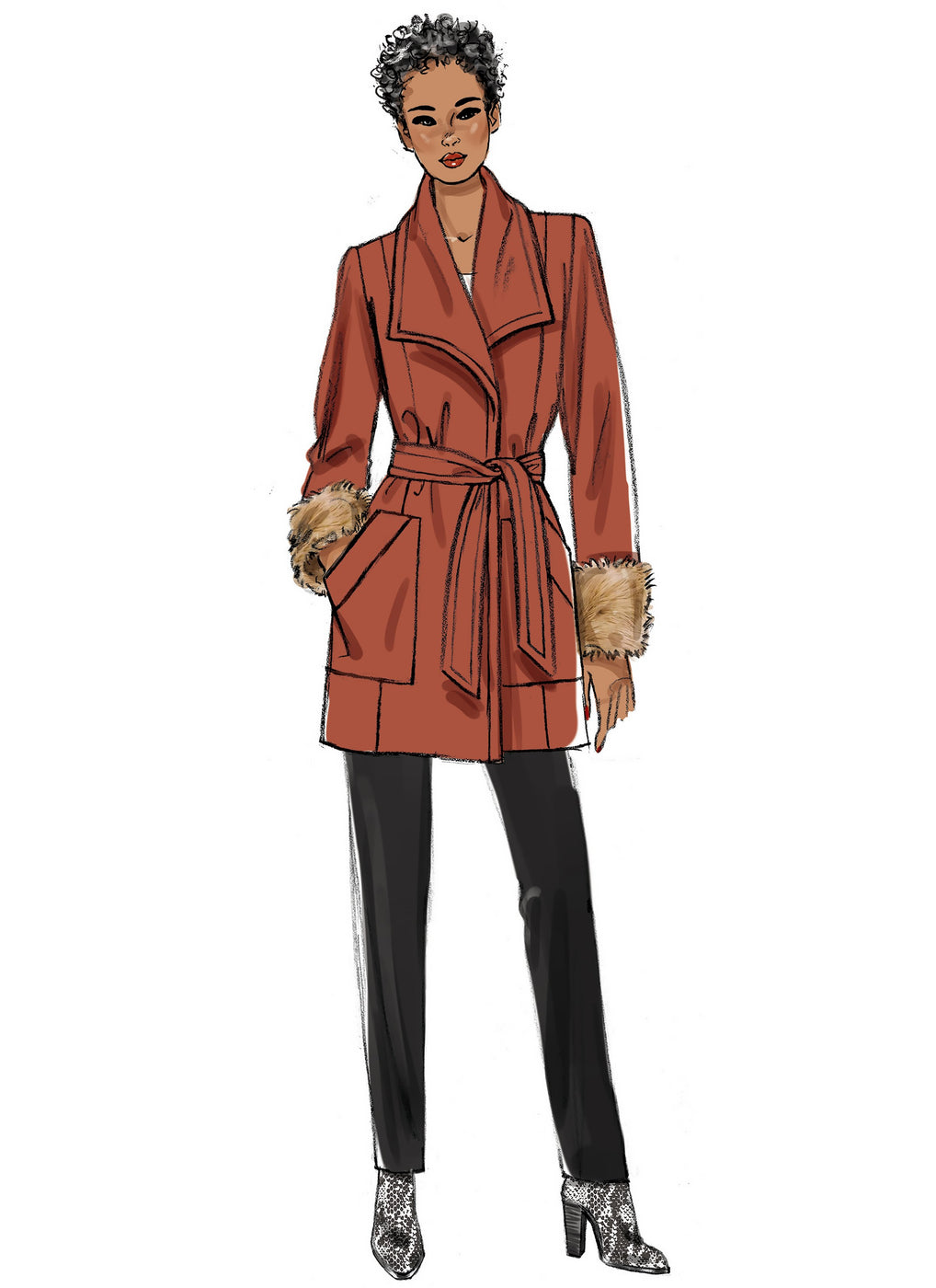 Butterick 6720 Misses / Petite Overcoat Pattern — jaycotts.co.uk ...