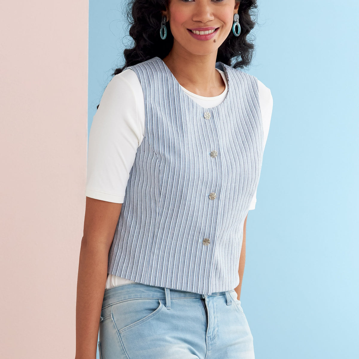 Shop Butterick Sewing Pattern 6745 Misses' Vests in Five Styles at ...