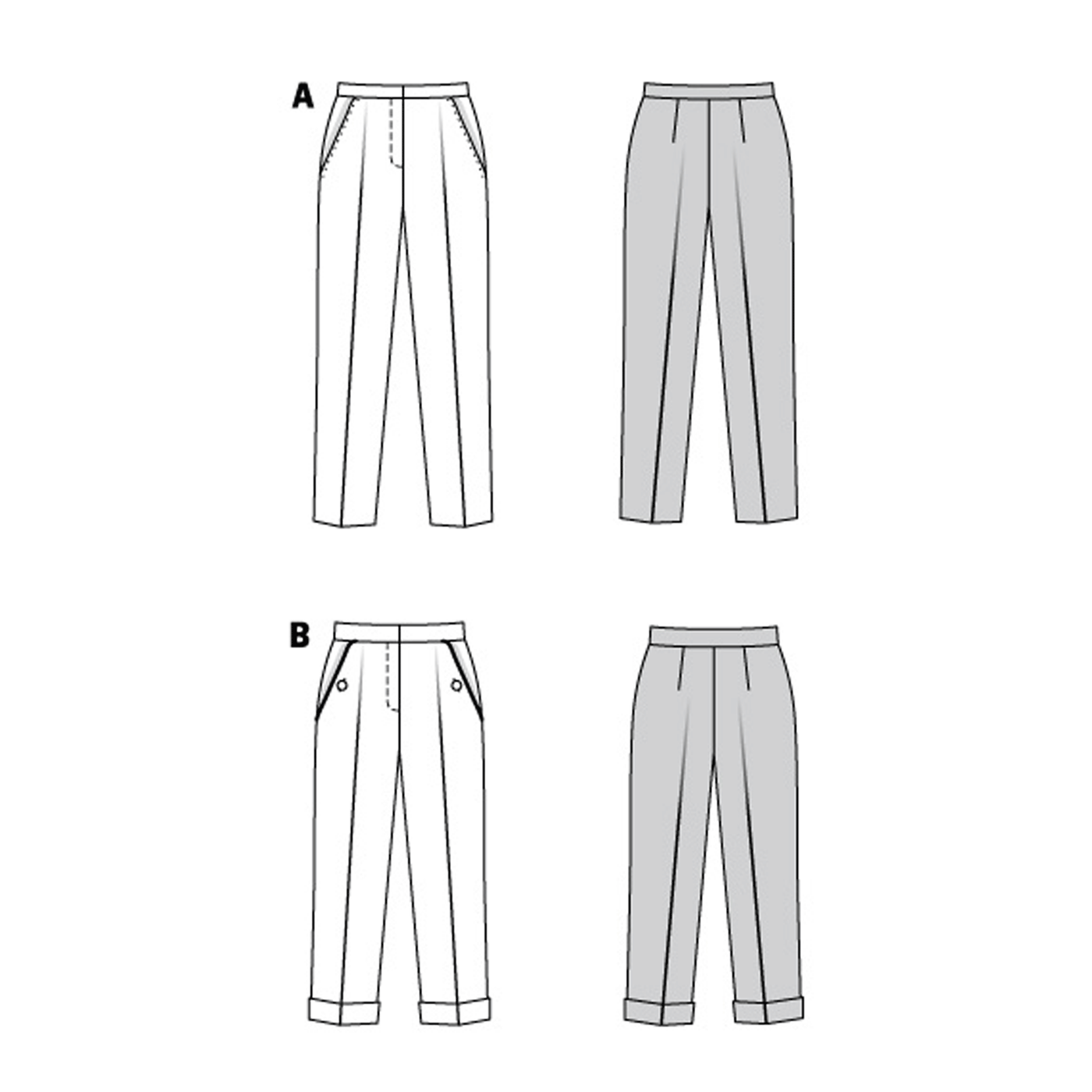 Burda Style Sewing Pattern Number 6101 Trousers and Pants — jaycotts.co ...
