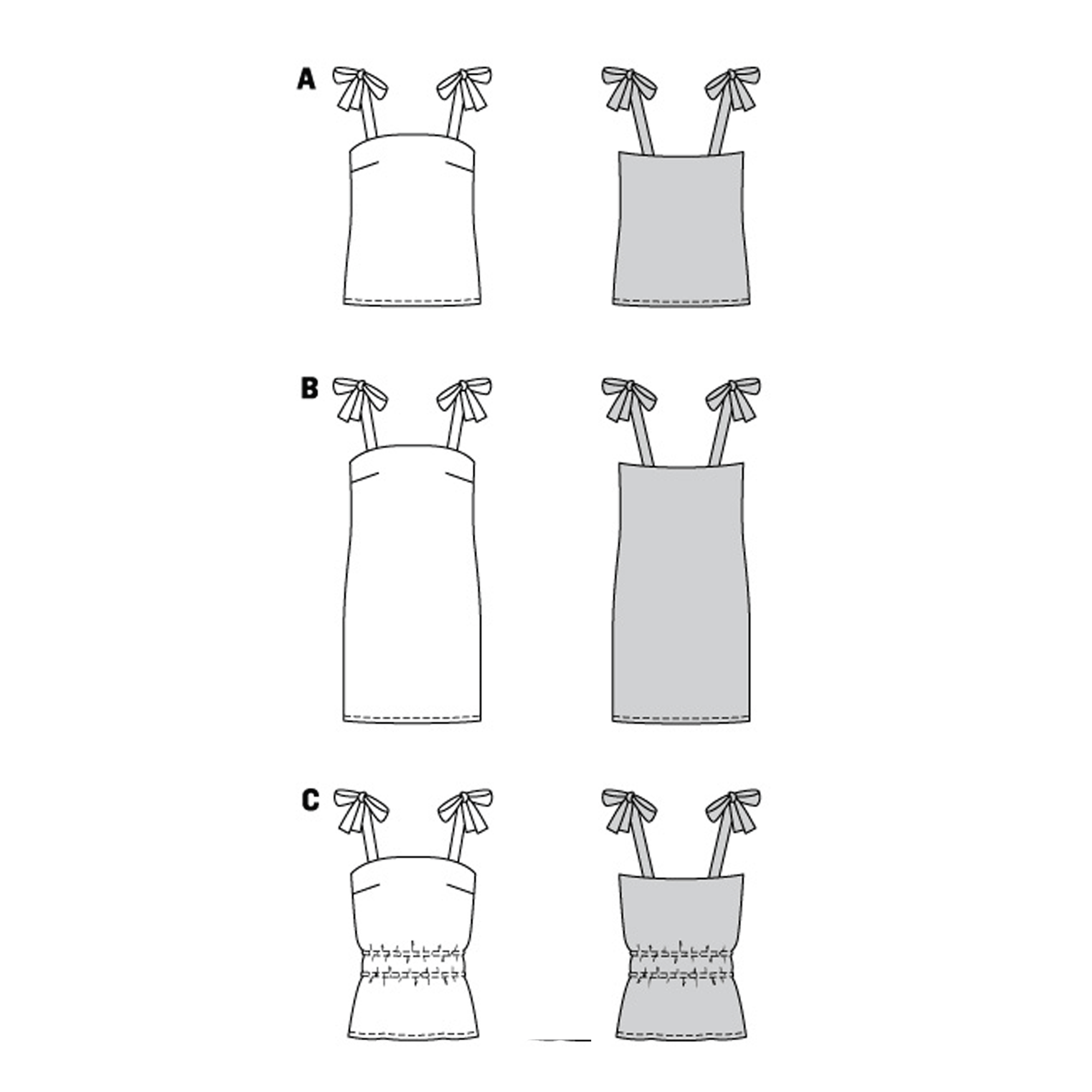 Burda Style Sewing Pattern Number 6121 Top and Dress — jaycotts.co.uk ...