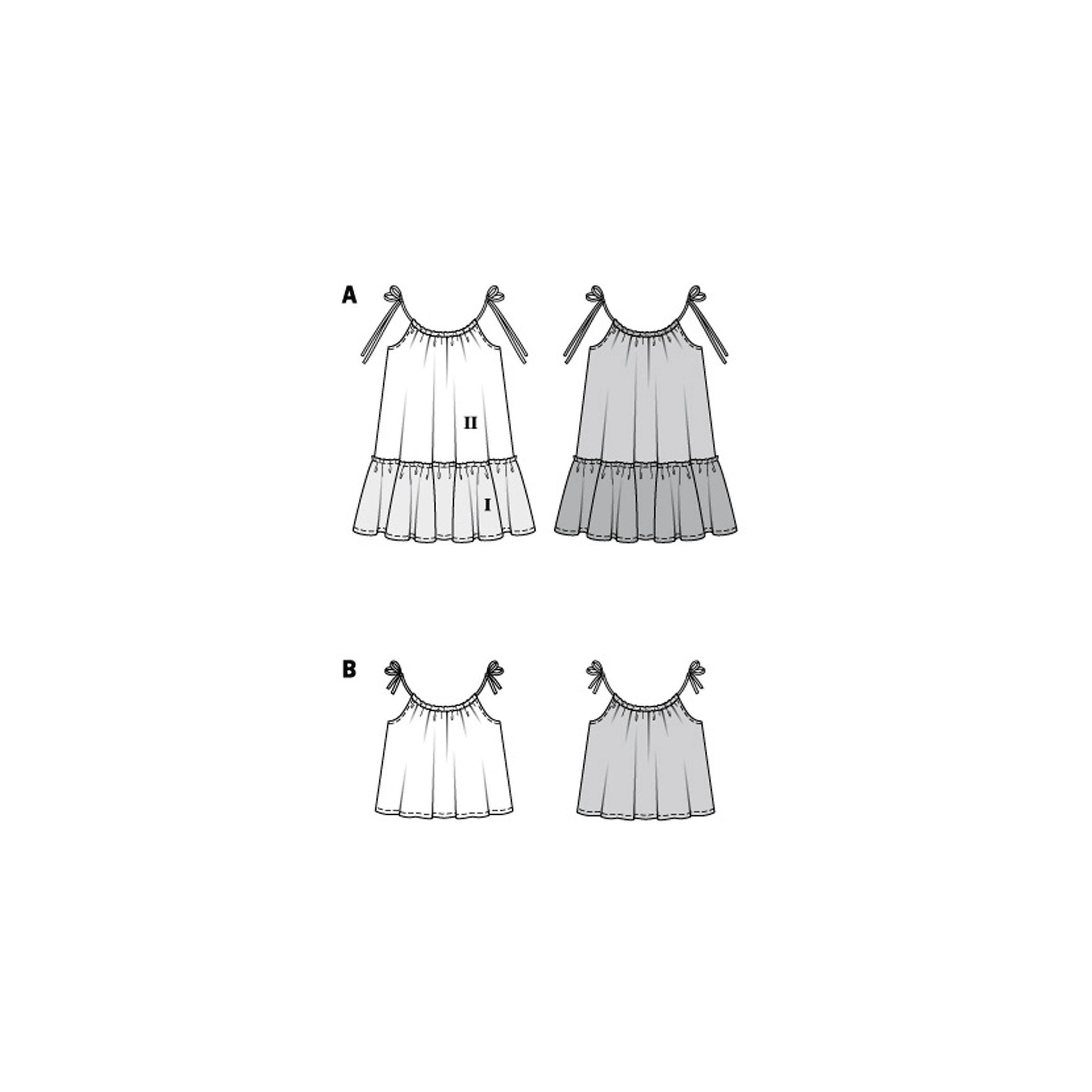 Burda Style Sewing Pattern Number 9280 Children's Top and Dress ...