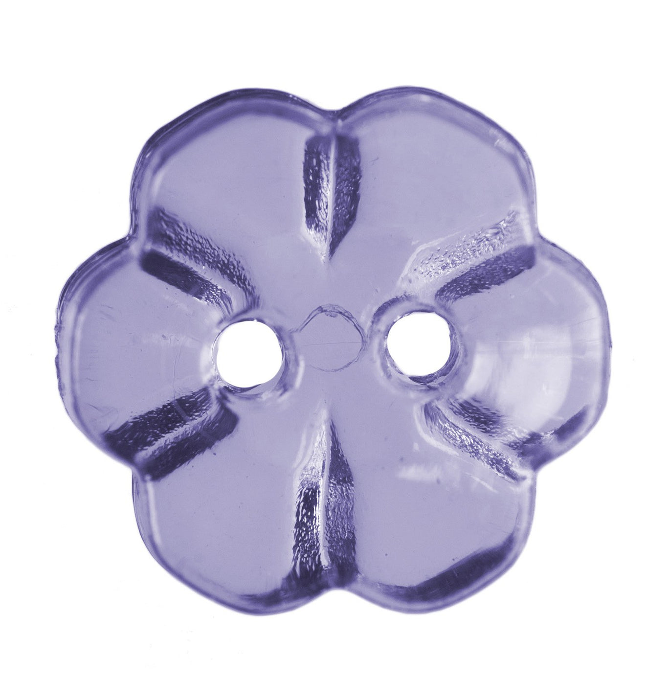 Lavender Clear Flower Shape Buttons — jaycotts.co.uk - Sewing Supplies