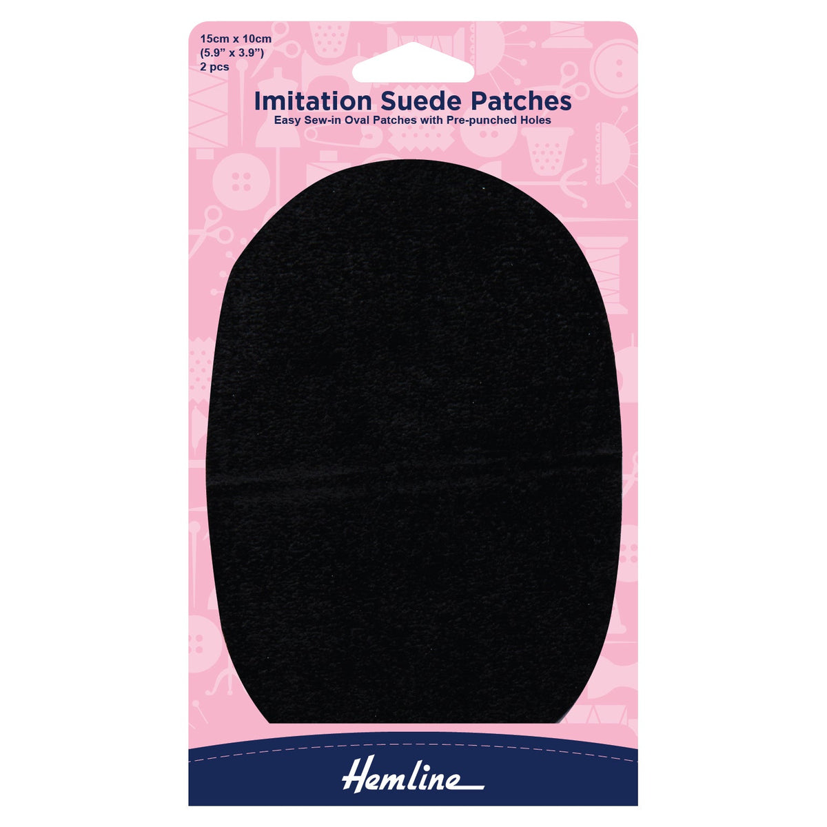 Hemline Imitation Suede Patches — jaycotts.co.uk - Sewing Supplies