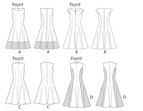 McCall's Pattern: M6741 Misses'/Women's Petite Lined Dresses | Easy ...