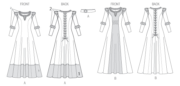 McCall's Pattern: M6817 Misses'/Girls' Scottish & Gothic Costumes ...