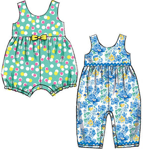 McCall's Sewing Pattern: M6944 Toddlers' Top, Dresses, Rompers ...