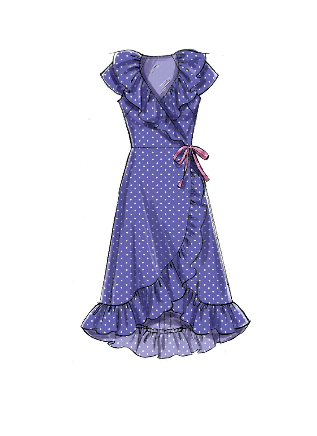 M7745 Misses' Dresses Sewing Pattern — jaycotts.co.uk - Sewing Supplies