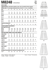 McCall's M8248 Misses' Skirts sewing pattern — jaycotts.co.uk - Sewing ...