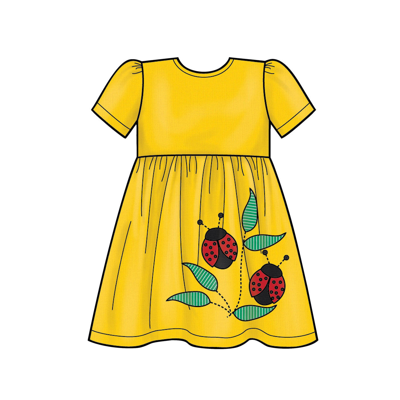 New Look 6647 Toddlers' Dresses with Appliques — jaycotts.co.uk ...