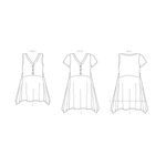 New Look Sewing Pattern 6658 Handkerchief Hemmed Top — jaycotts.co.uk ...