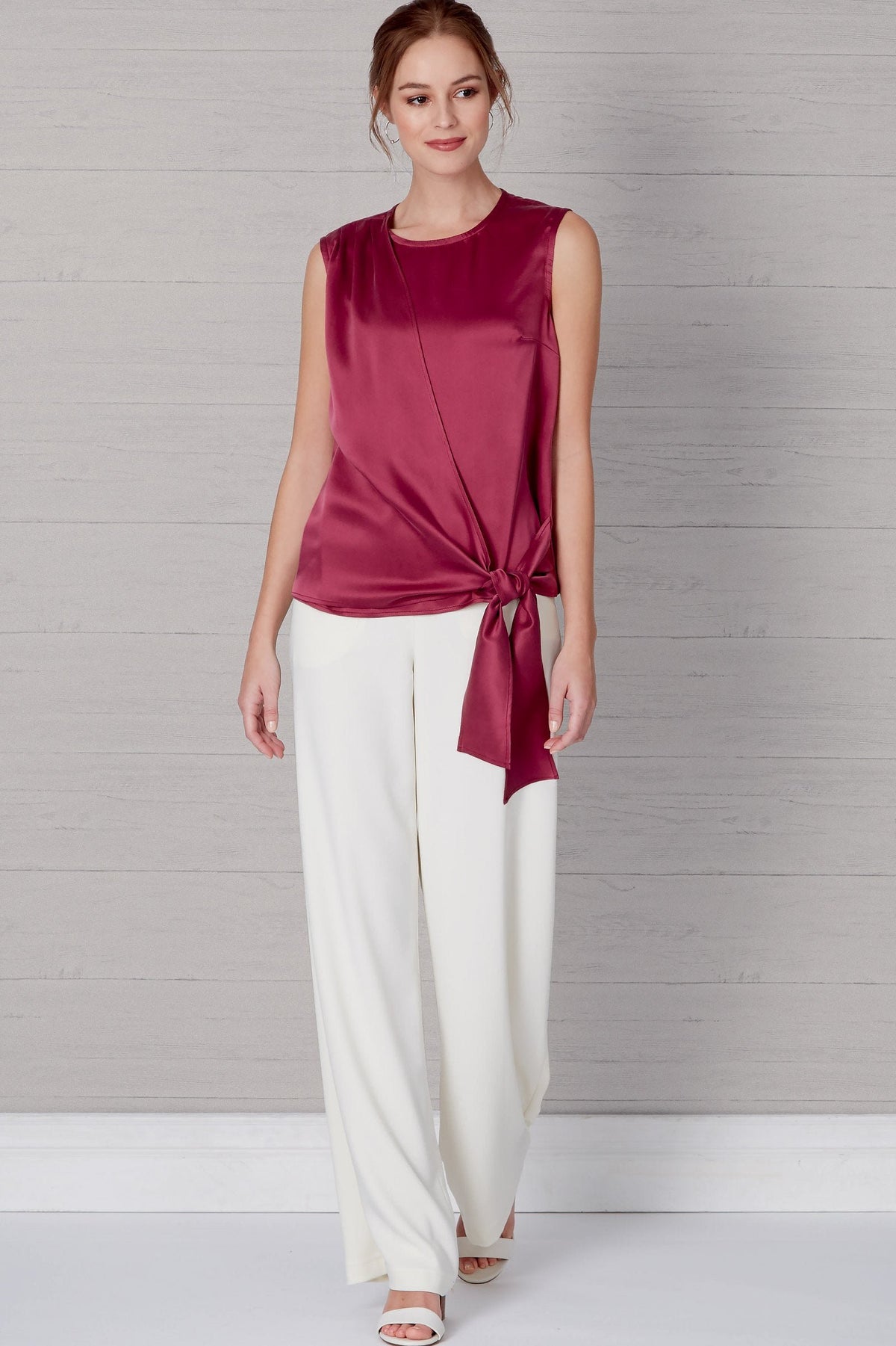 New Look Sewing Pattern 6662 Drape Top and Wide Leg Pants — jaycotts.co ...