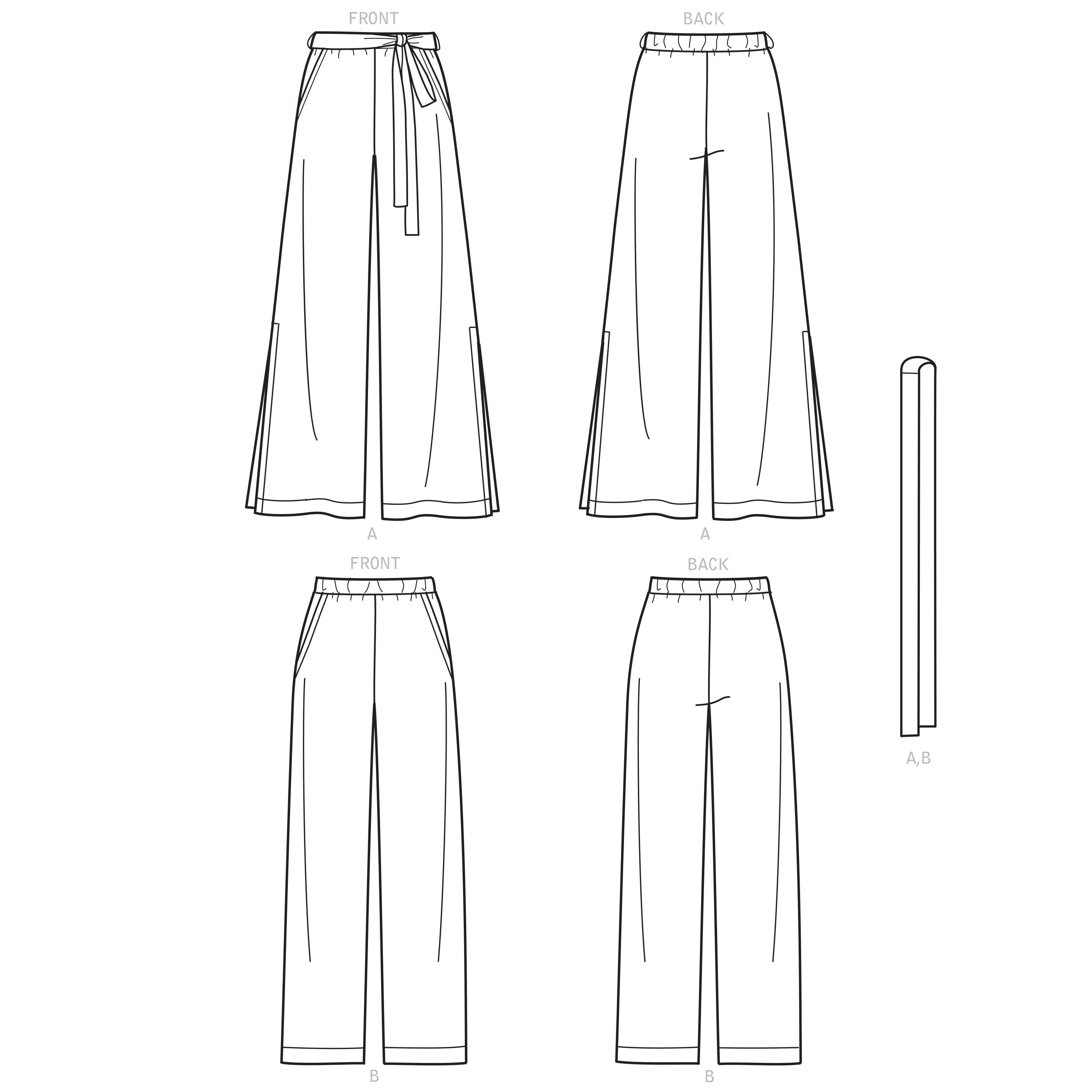 New Look 6691 Slim Or Flared Pants Pattern — jaycotts.co.uk - Sewing ...