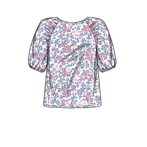 New Look Sewing Pattern 6708 Misses' Tops — jaycotts.co.uk - Sewing ...