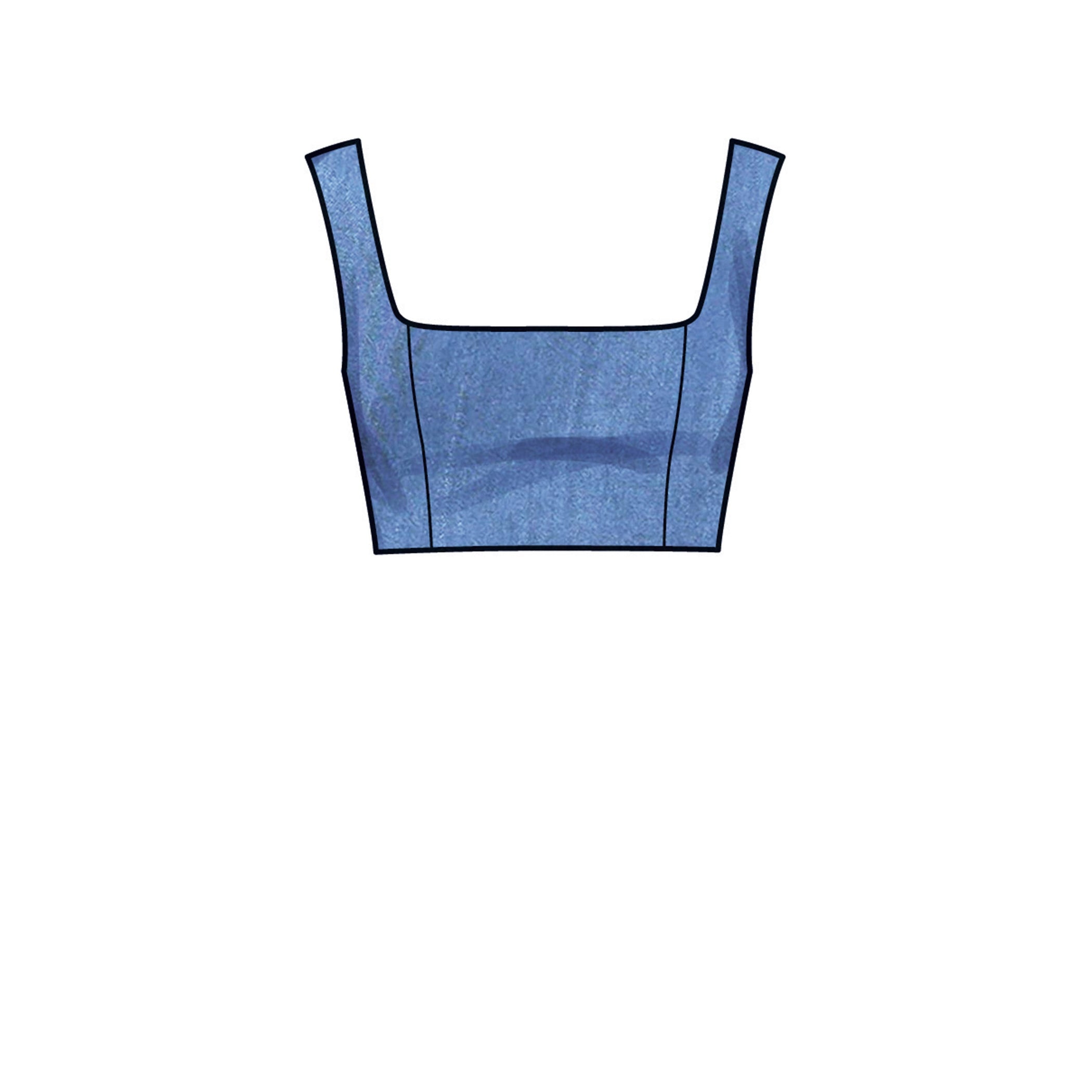 New Look 6722 Misses' Bra Tops and Wrap Skirt sewing pattern — jaycotts ...