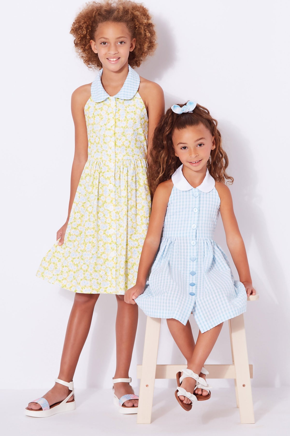 New Look 6727 Girls' Dresses sewing pattern — jaycotts.co.uk - Sewing ...