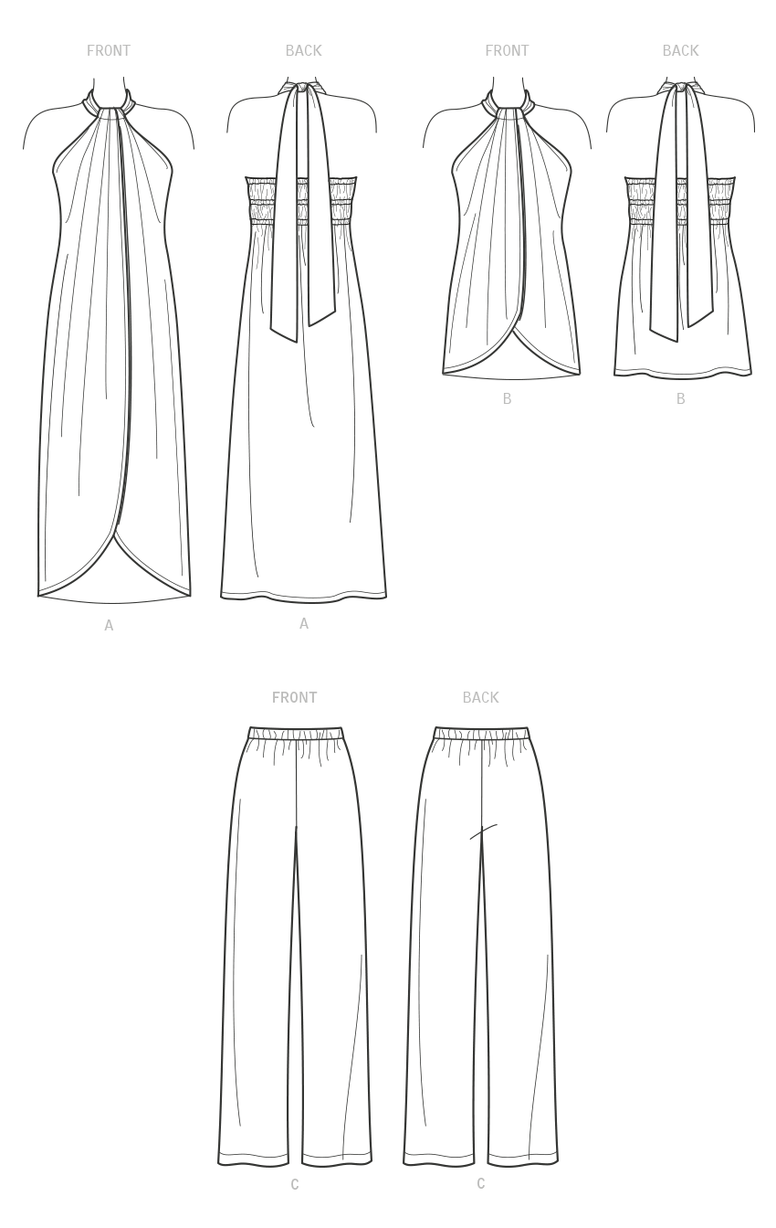 NL6736 New Look Sewing Pattern Misses' Tops and Pants — jaycotts.co.uk ...