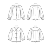 New Look 6743 Sewing Pattern Misses' Tops — jaycotts.co.uk - Sewing ...