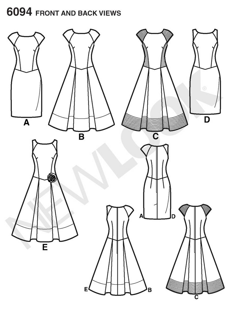 New Look Pattern: NL6094 Misses' Dress — jaycotts.co.uk - Sewing Supplies