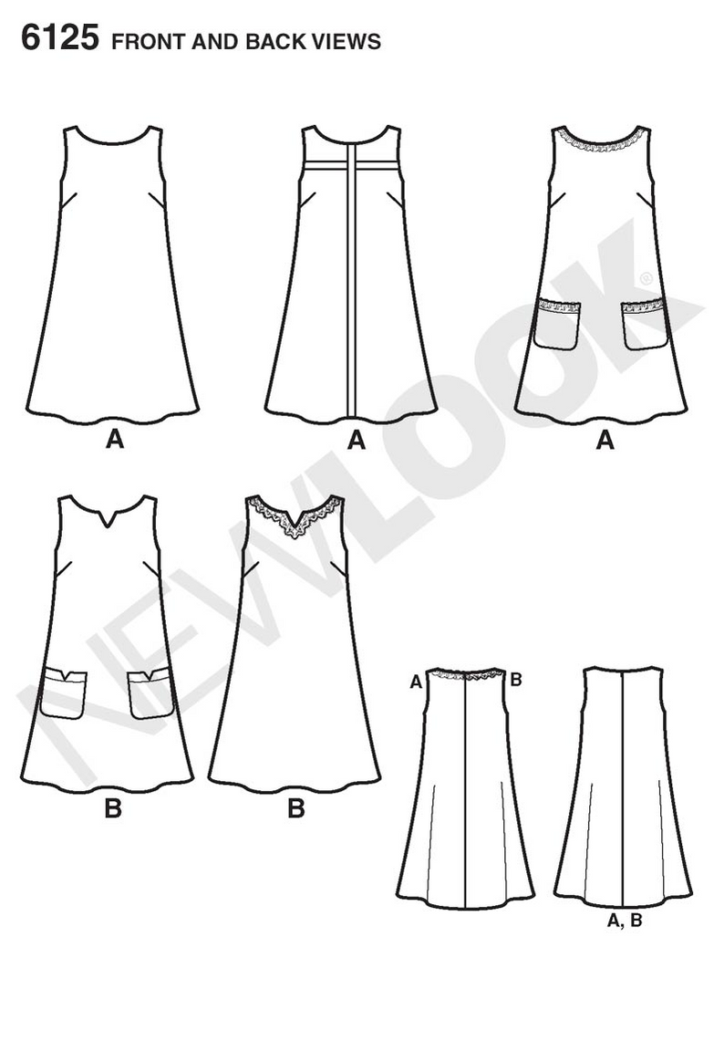 New Look Pattern: NL6125 Misses' Dress | Easy — jaycotts.co.uk - Sewing ...