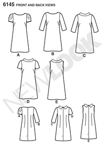 New Look Pattern: NL6145 Misses' Dress — jaycotts.co.uk - Sewing Supplies