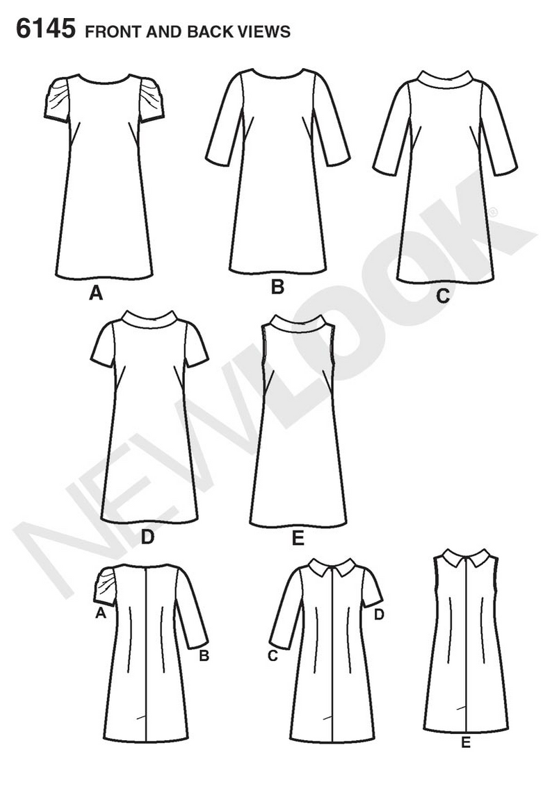New Look Pattern: NL6145 Misses' Dress — jaycotts.co.uk - Sewing Supplies