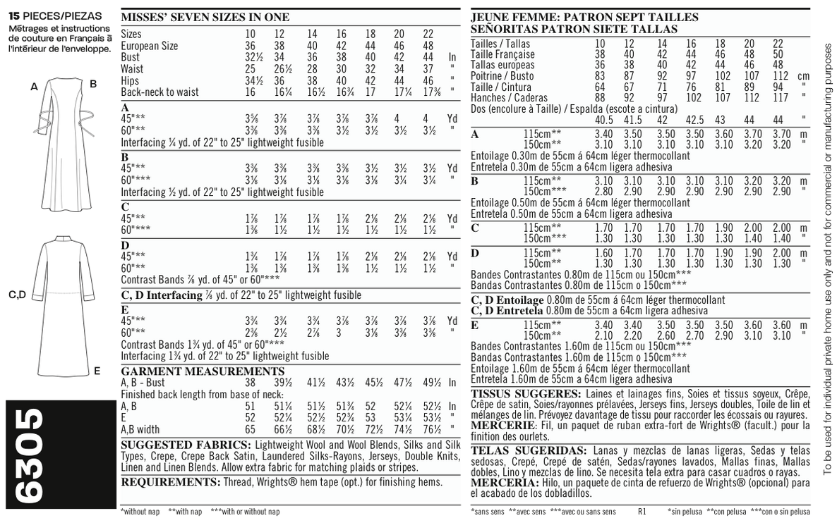 New Look Pattern: NL6305 Misses Dress — jaycotts.co.uk - Sewing Supplies