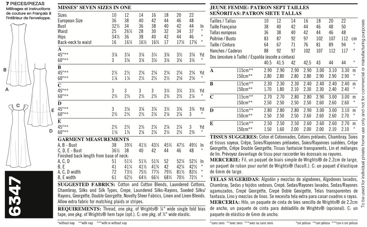 New Look Pattern: NL6347 Misses Dress | Easy — jaycotts.co.uk - Sewing ...