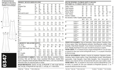 New Look Pattern: NL6347 Misses Dress | Easy — jaycotts.co.uk - Sewing ...