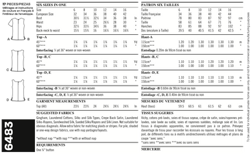 New Look Pattern: NL6483 Misses Top | Easy — jaycotts.co.uk - Sewing ...