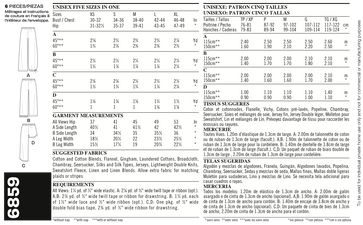 New Look Pattern: NL6859 Misses', Men's, & Teens' Separates | Easy ...