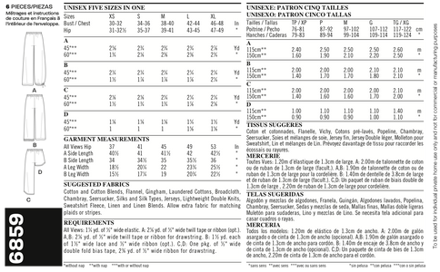 New Look Pattern: NL6859 Misses', Men's, & Teens' Separates | Easy ...