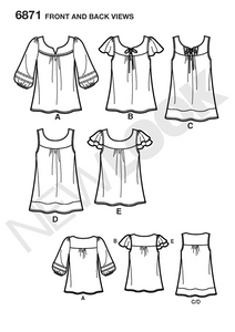 New Look Pattern: NL6871 Misses Top | Easy — jaycotts.co.uk - Sewing ...