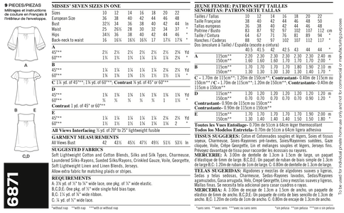 New Look Pattern: NL6871 Misses Top | Easy — jaycotts.co.uk - Sewing ...