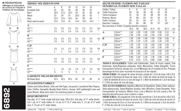 New Look Pattern: NL6892 Misses Top | Easy — jaycotts.co.uk - Sewing ...