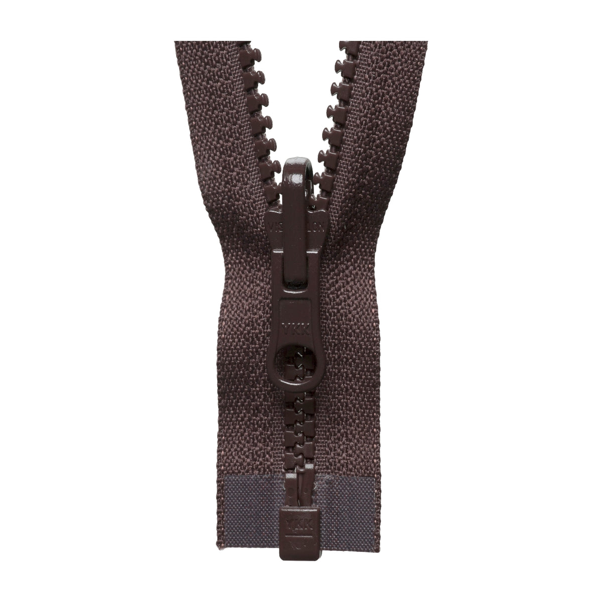 YKK Reversible Open End Zip BROWN — jaycotts.co.uk - Sewing Supplies