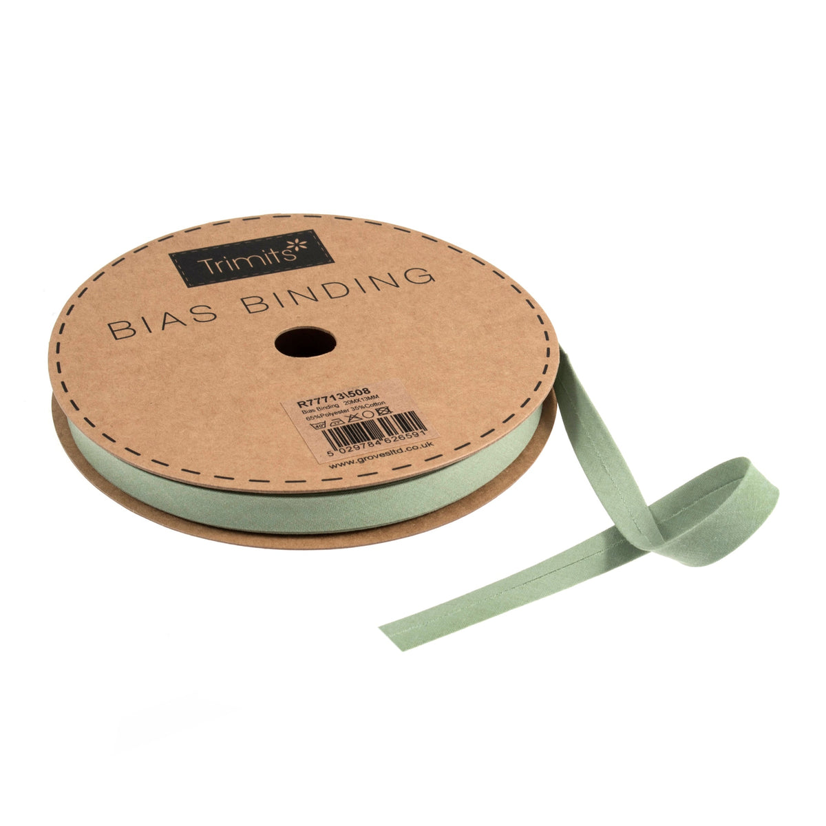 Sage Bias Binding | Narrow — jaycotts.co.uk - Sewing Supplies