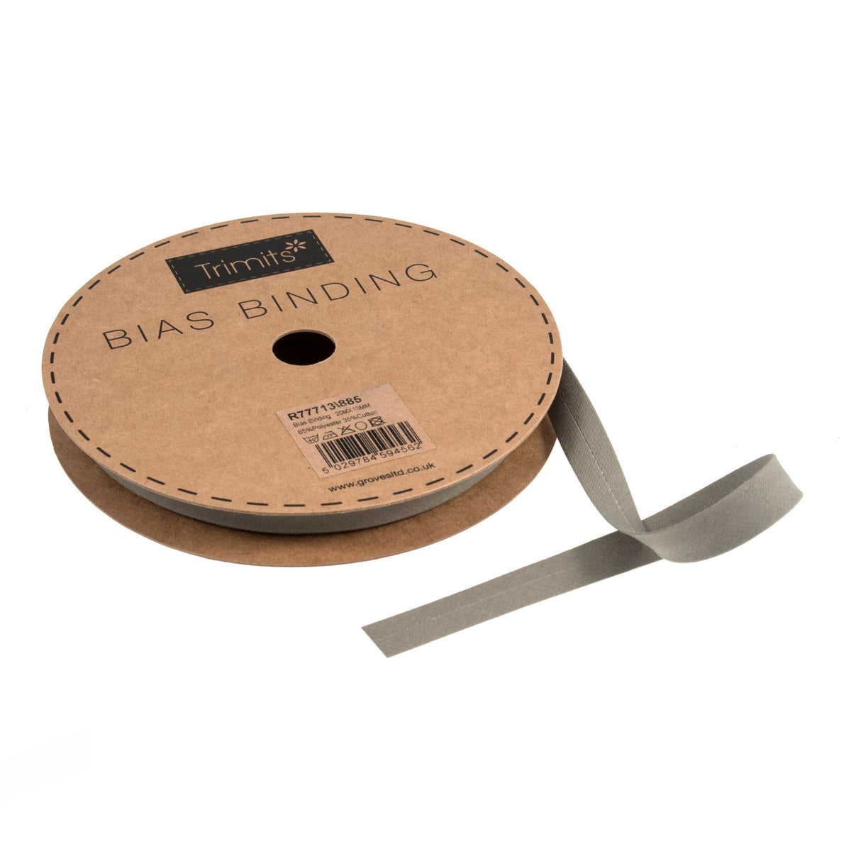 Khaki Bias Binding | Narrow — jaycotts.co.uk - Sewing Supplies