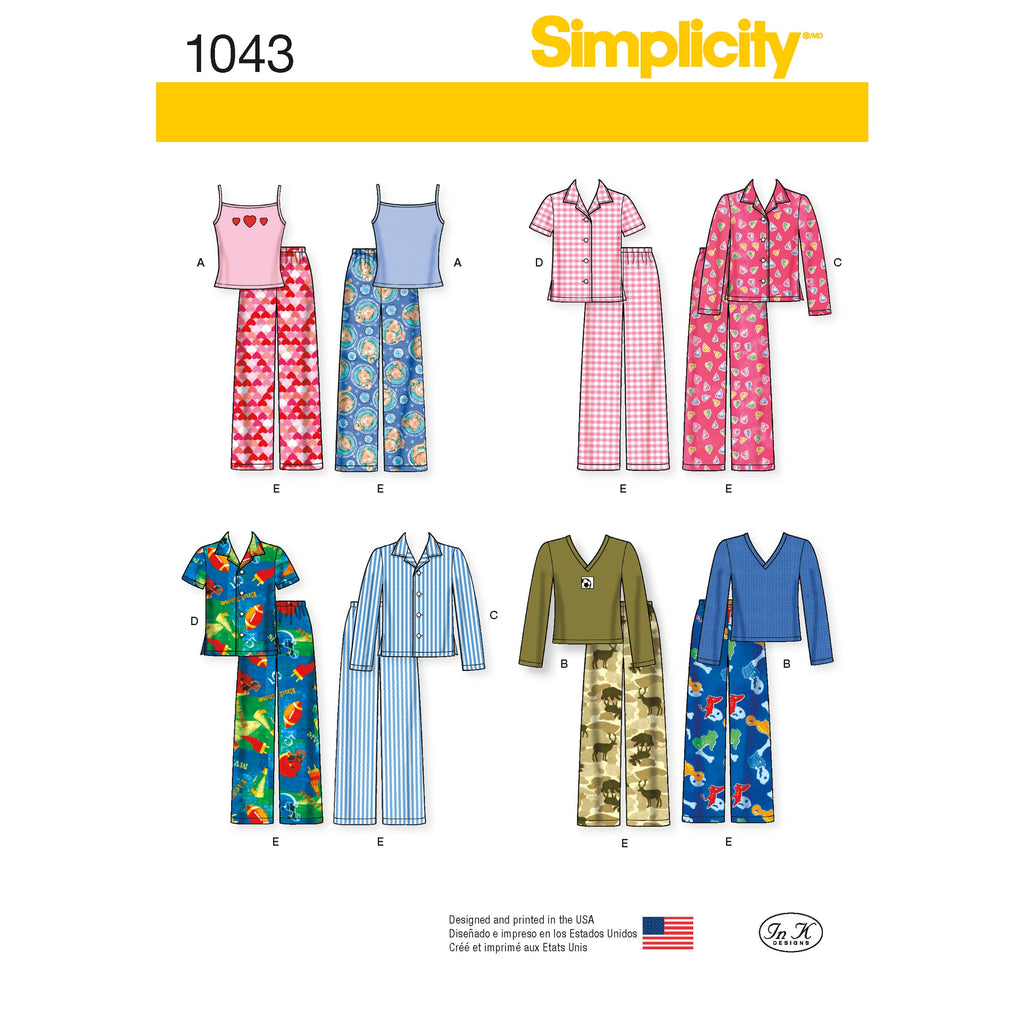Sewing Patterns | Sleepwear | Pyjamas | Gowns / Robes — jaycotts.co.uk ...