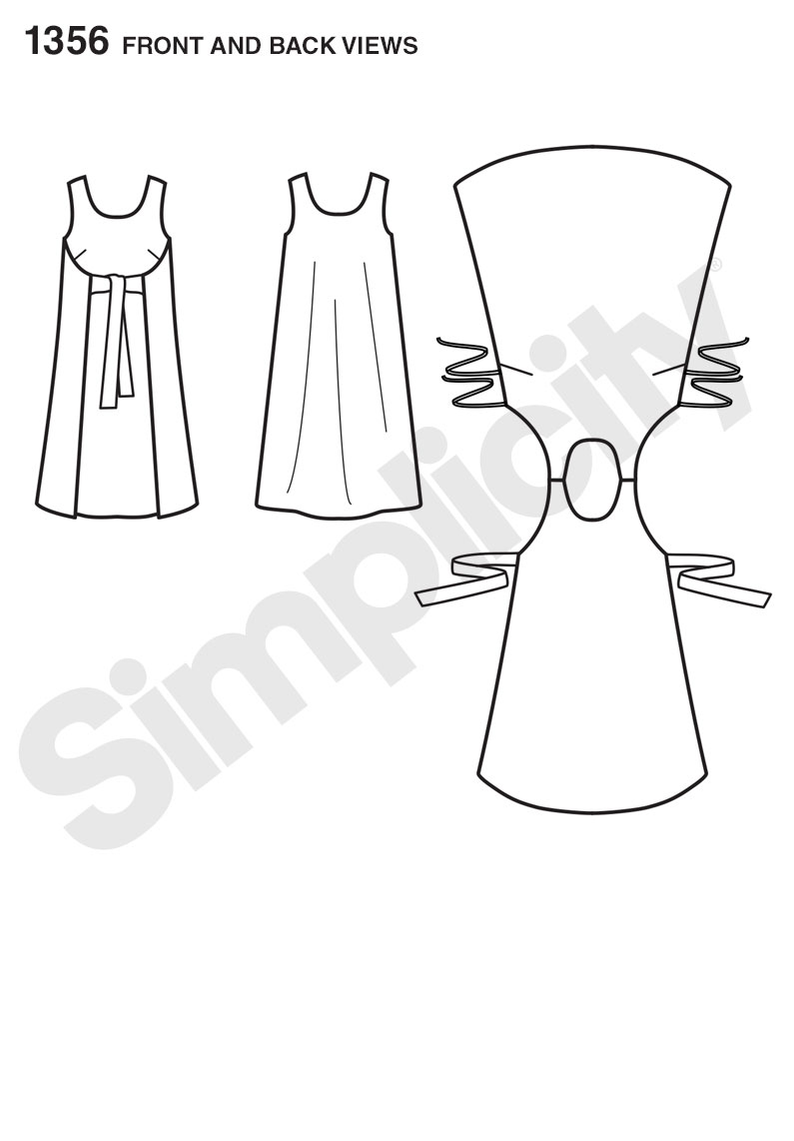 Simplicity Pattern: S1356 Misses' JiffyÂ® Reversible Wrap Dress ...