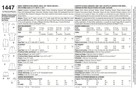 Simplicity Pattern: S1447 Babies' Romper, Dress, Top, Panties & Hats ...